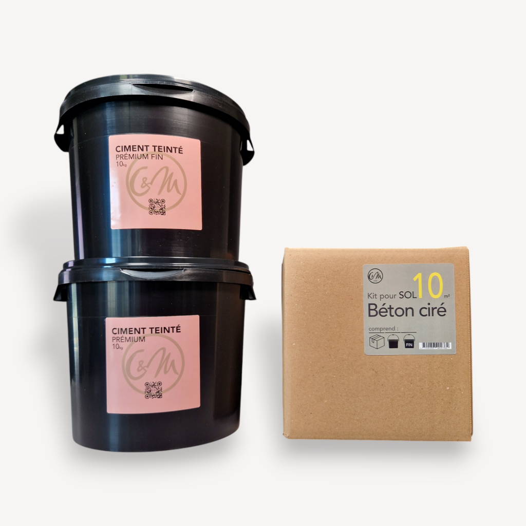 Béton Ciré – Kit pour le Sol – couleur cm 37-2 - C&M Paris